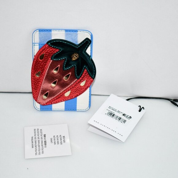 Kurt Geiger | Bags | Kurt Geiger London Strawberry Credit Card Sticker ...
